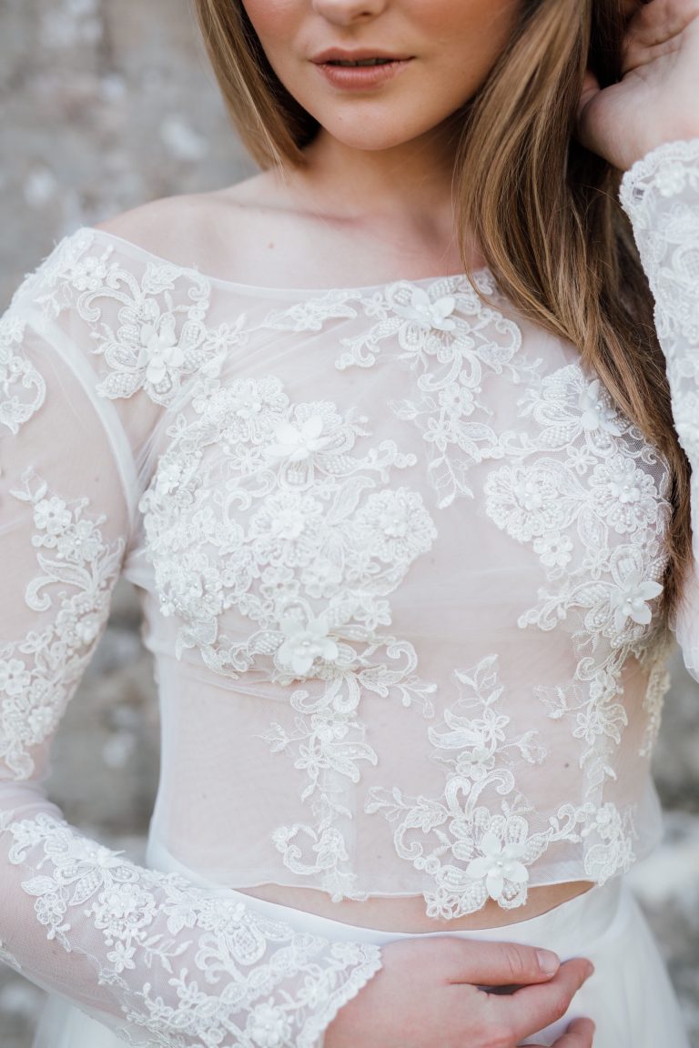 Kate Bridal Top Modern Romantic Collection | Goddess By Nature
